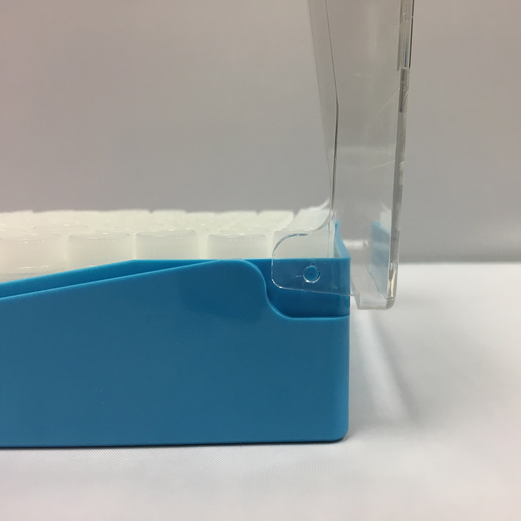 Cryo storage box, 100 place (10 x 10), polycarbonate, with hinged lid ...