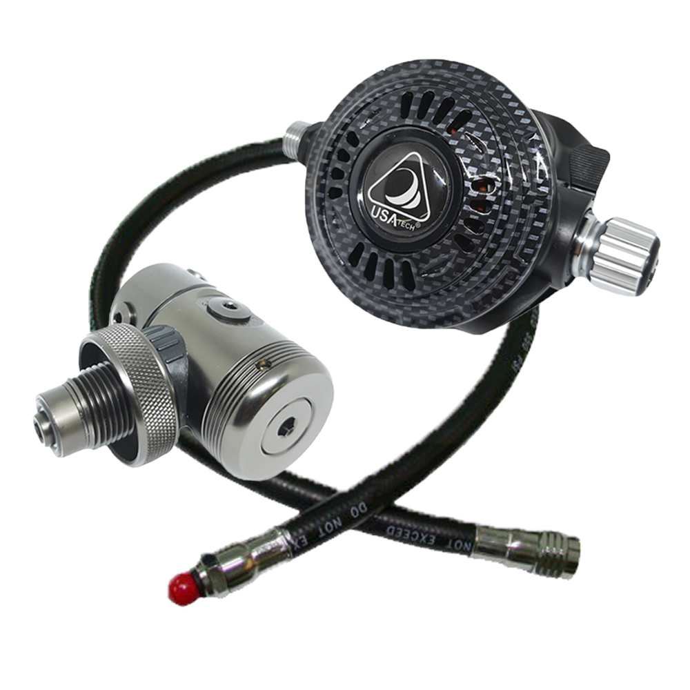 Regulator Zeepro 1st Stage ATX50 Diaphragm Sealed Swivel Turret + 2nd ...
