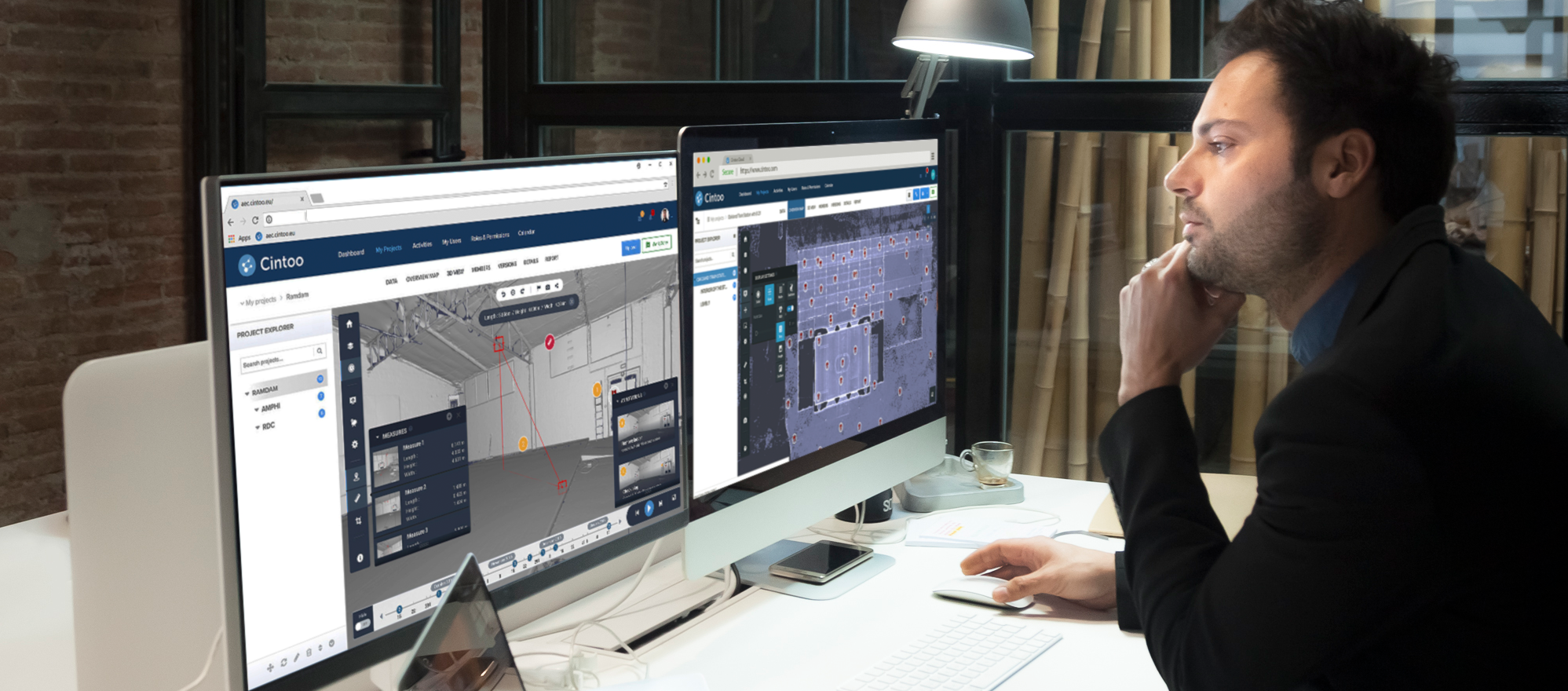 โปรแกรมการบริหาร Point Cloud - twoplussoft