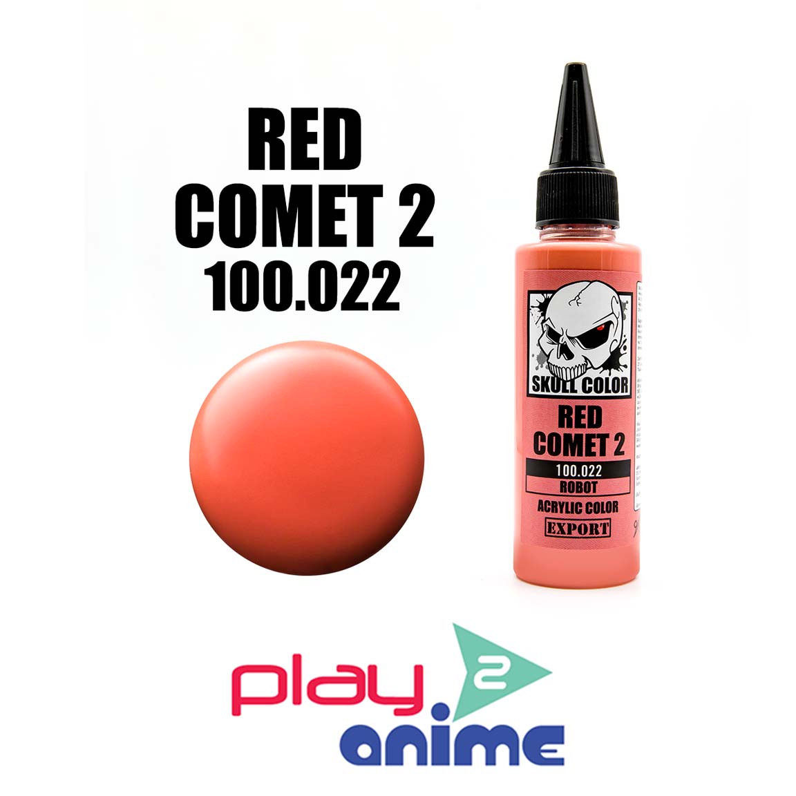 SKULL COLOR Red Comet 2 100.022 - play2anime
