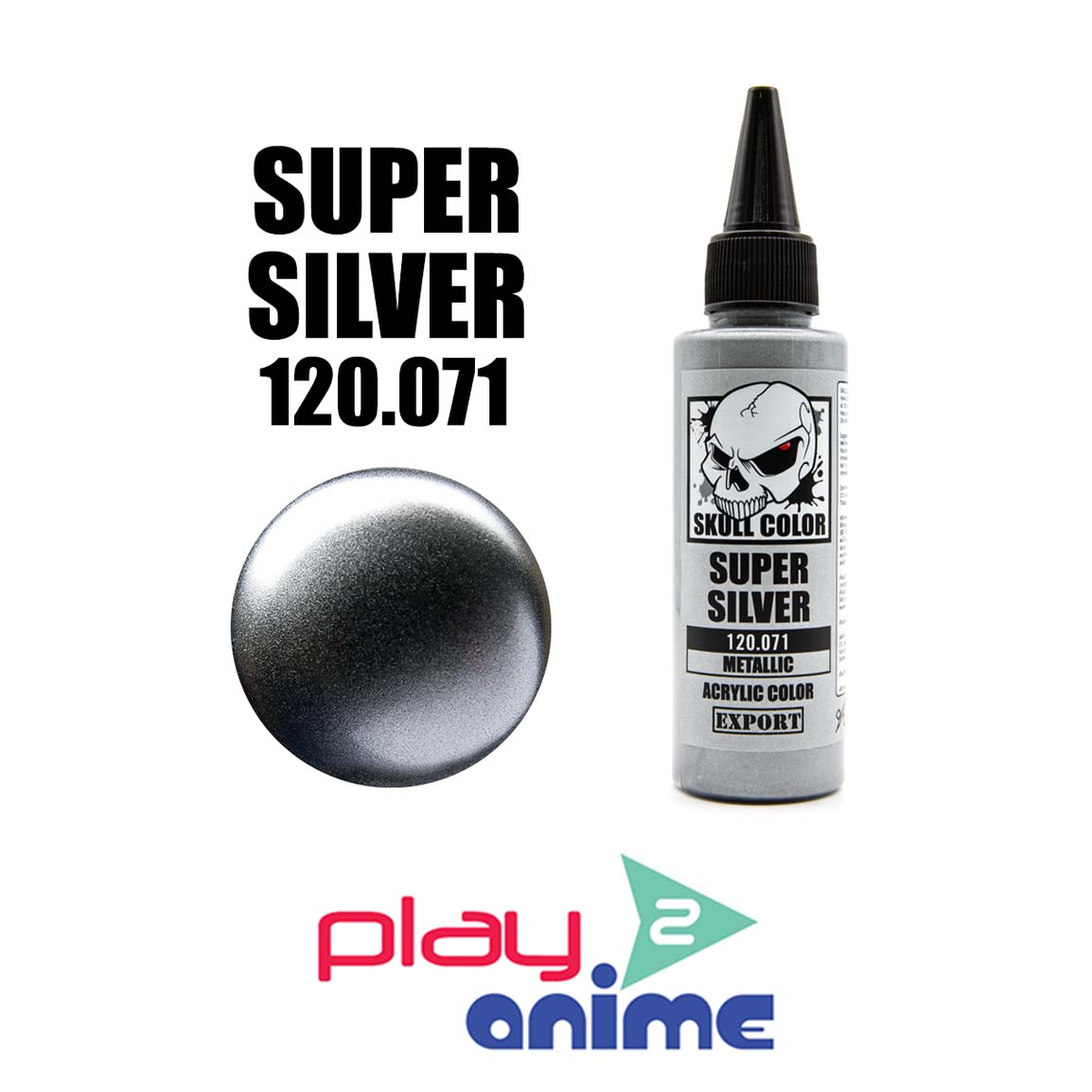 SKULL COLOR Super Silver 120.071 - play2anime