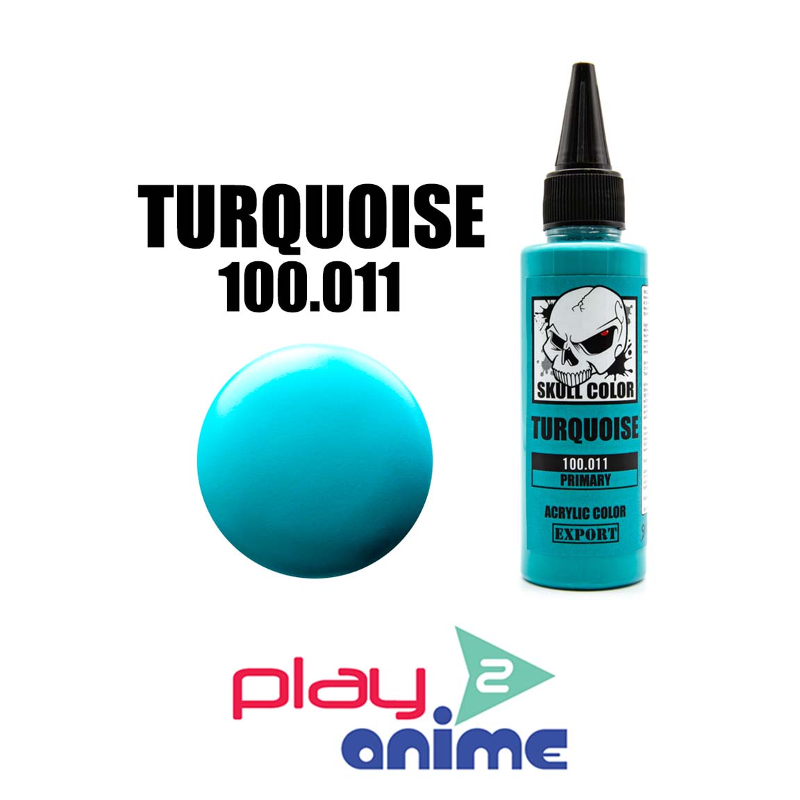 SKULL COLOR Turquoise 100.011 - play2anime
