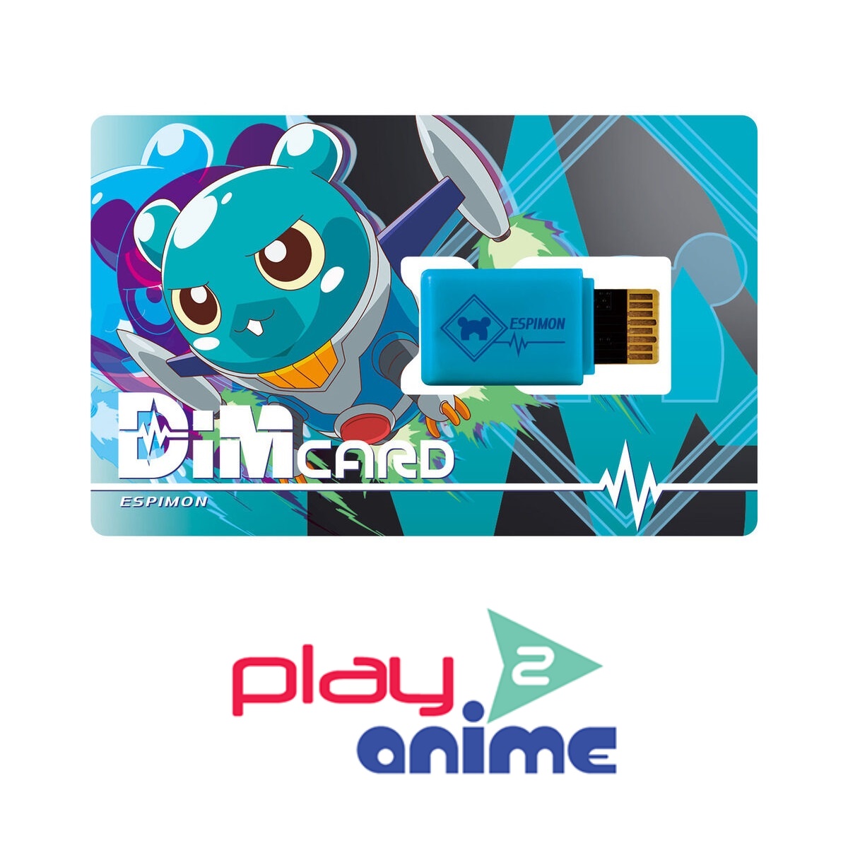 DIM CARD-V3- ESPIMON&RYUDAMON - play2anime