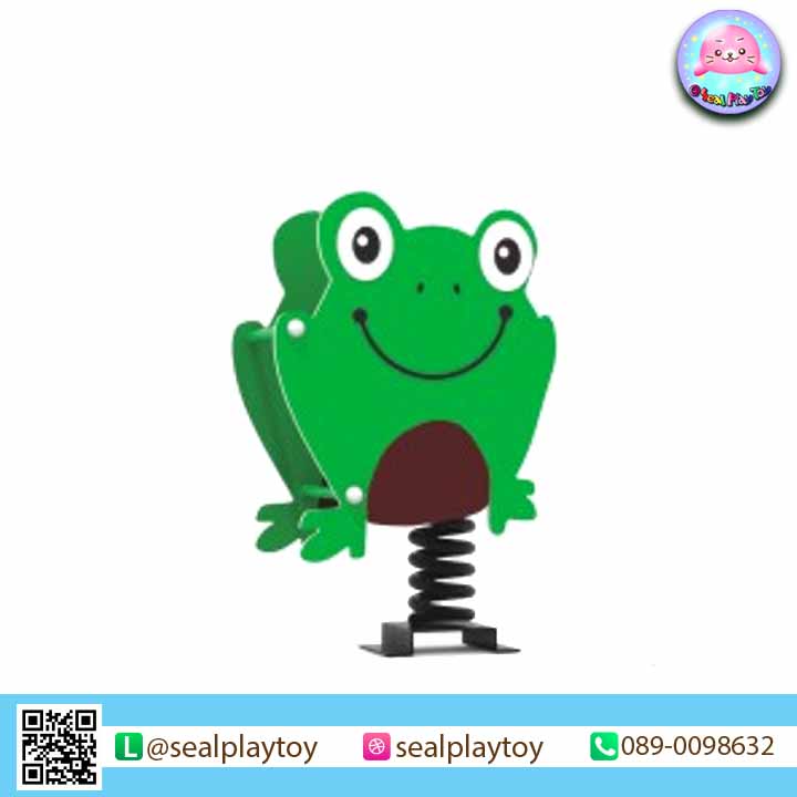 Frog spring toy - Playground by Sealplay - sealplaytoy