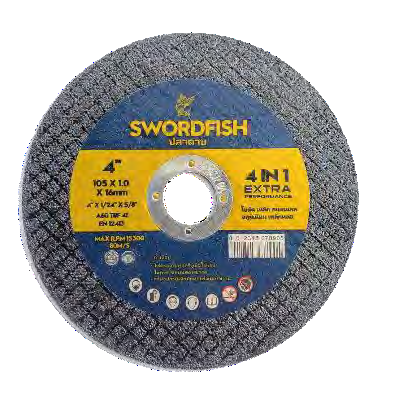 Swordfish cutting wheel 4" ใบตัดเหล็ก SWORD FISH ขนาด 4นิ้ว - Tp-toolsshop