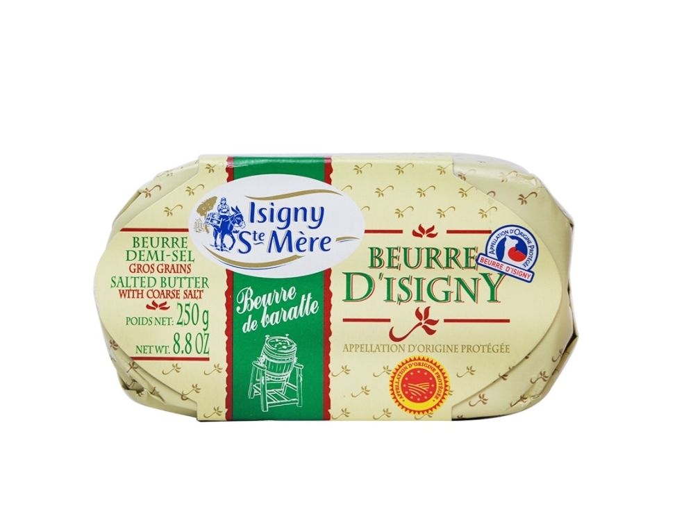 BUTTER AOP SALTED 250 g : ISIGNY - bakeryland