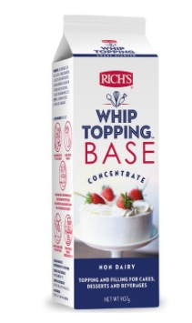 Base Whipping Topping ตรา Rich's 907 g. - bakeryland