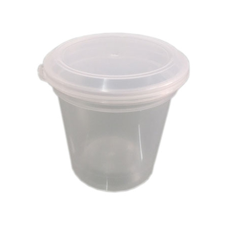 1079 G116PP+LID (150 cc)@50 (Tear-shaped tofu cup) - bakeryland