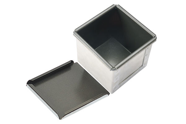 SN2060 Square Loaf Pan(Non-stick) DIA: 60*60*60 mm - bakeryland