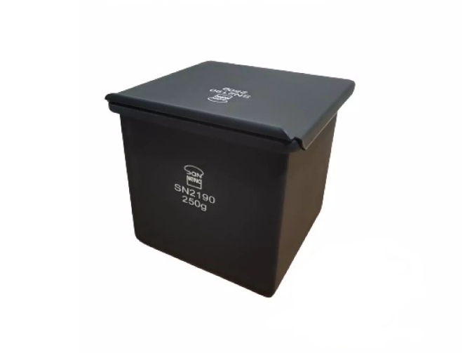SN2190 Cast Aluminum Square Loaf Pan (non-stick) 10x10x10 cm - bakeryland