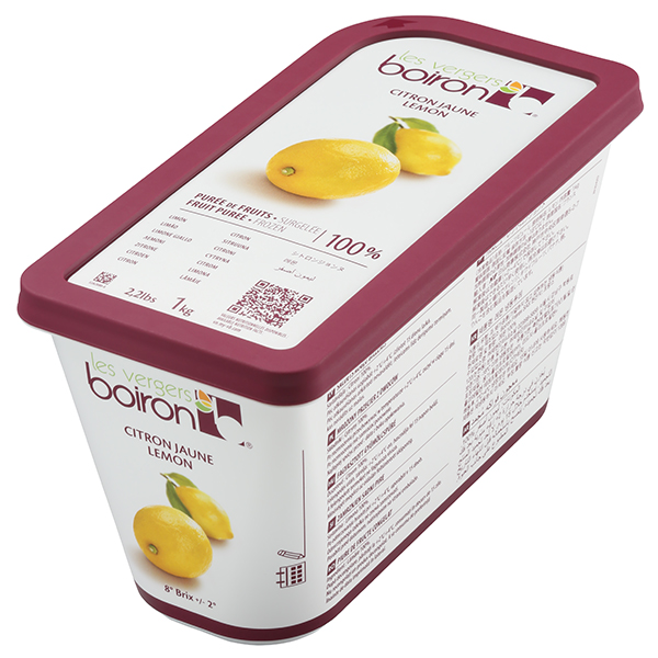 Lemon Puree 100% : Boiron 1 Kg. - bakeryland