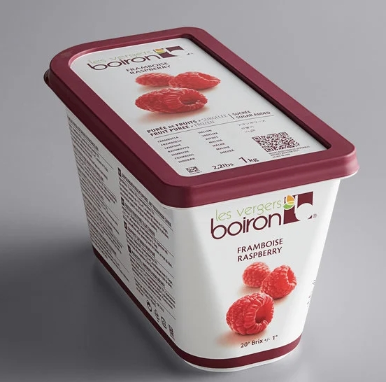 RASPBERRY PUREE SUGAR: Boiron 1 KG - bakeryland