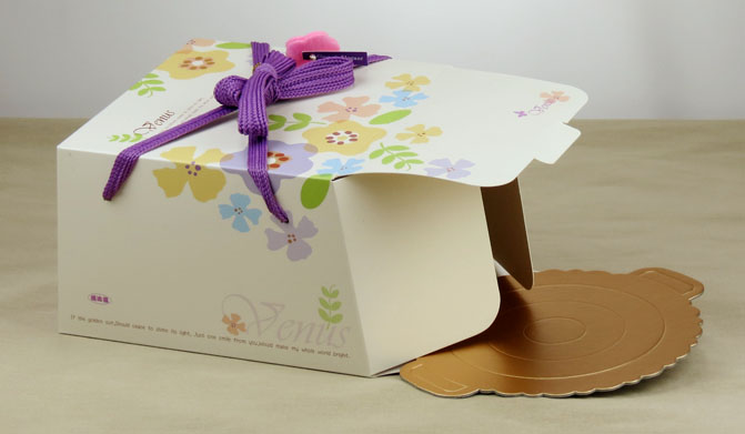 F06001 Venus 1 Pound Cake Box@5 - bakeryland