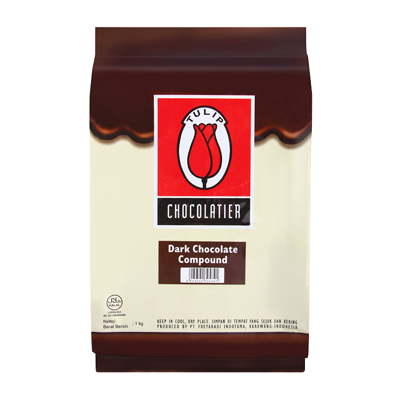 Tulip Dark Chocolate Super Compound 1 kg - Bakeryland