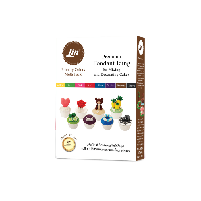 Lin Fondant 8 Colors - bakeryland