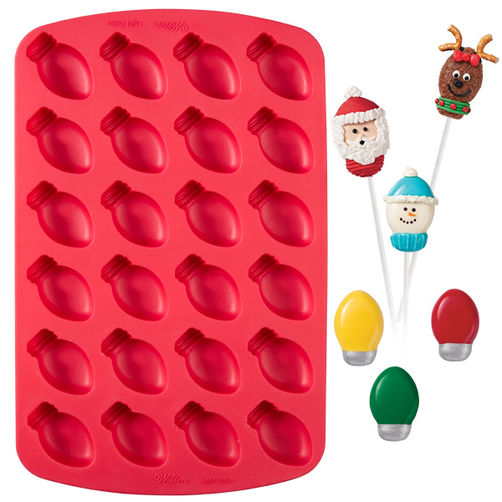 2105-1554 Wilton 24 CAV SIL LIGHT BULB MOLD - bakeryland