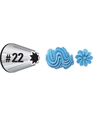 402-22 Wilton STD OPEN STAR TIP #22 - bakeryland