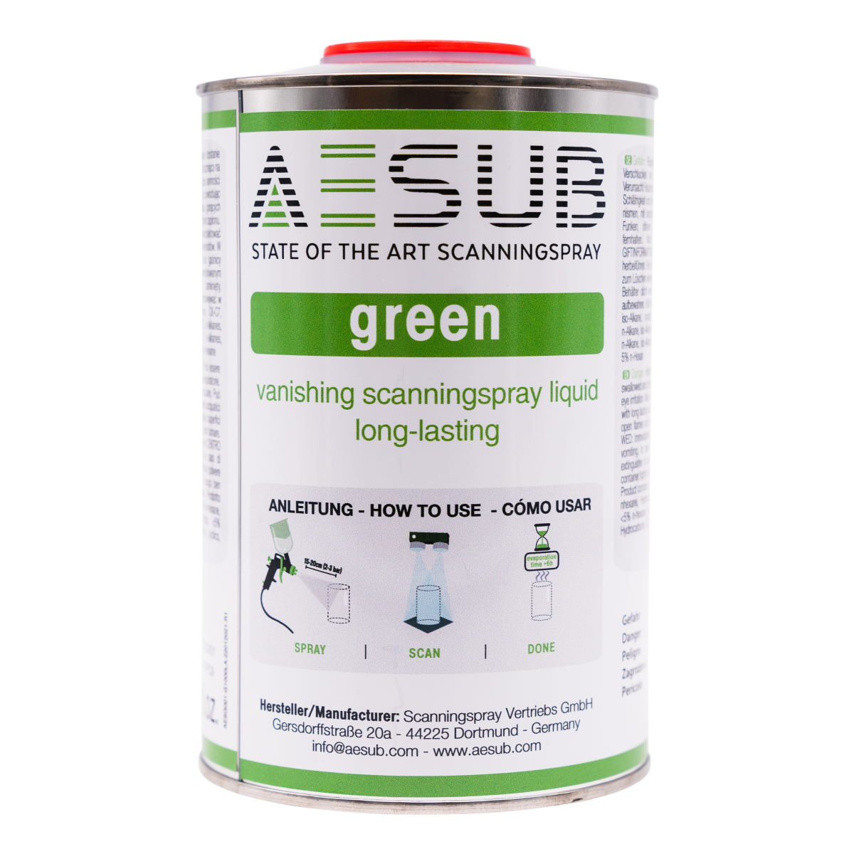 aesub-green - 3dscanningspray