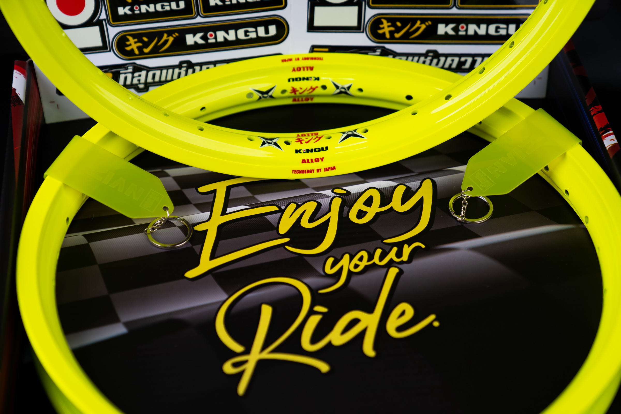 วงล้อ KINGU รุ่น Xtreme สีดำ กาแลคซี่ (อลูมิเนียม ซีรีย์ 7) - kingualloy