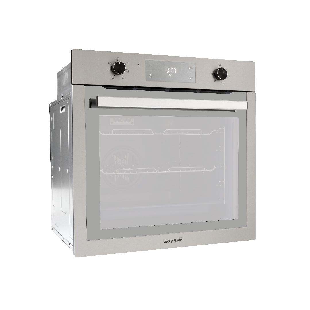 เตาอบไฟฟ้าแบบฝังหน้าสแตนเลส & กระจกนิรภัย 75 ลิตร - luckyflame