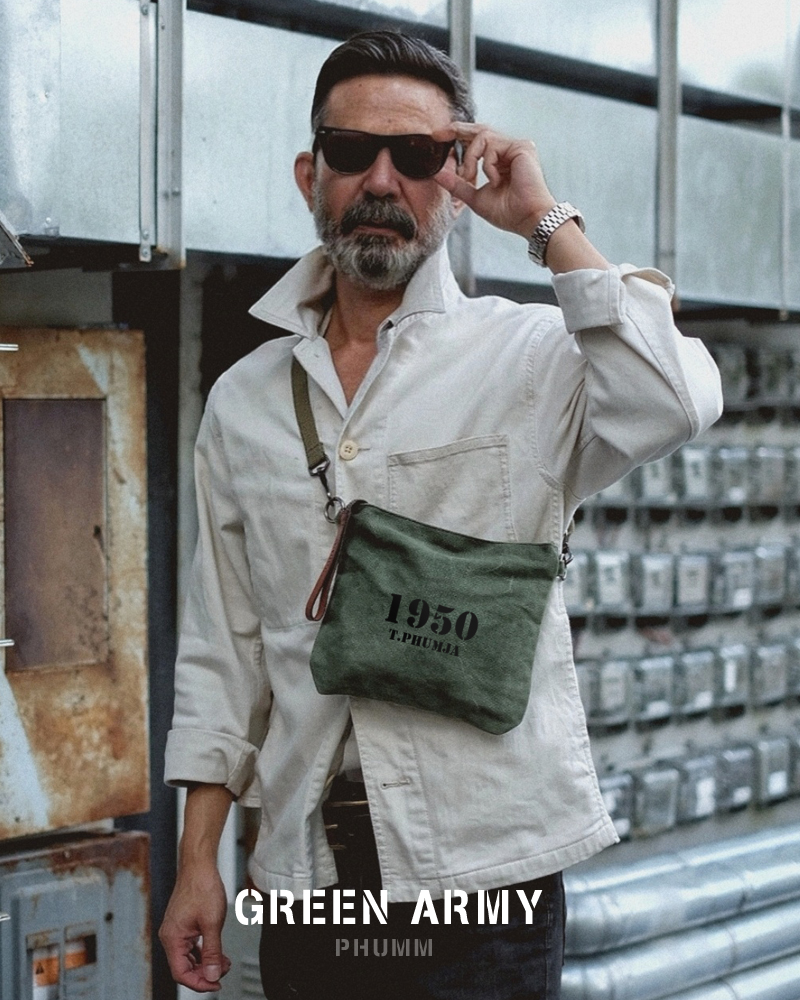 A5 KIT BAG (green)USMC logo - phumm