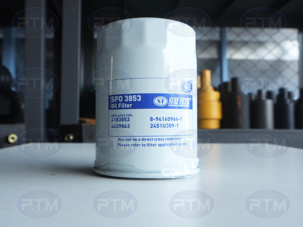 กรองน้ำมันเครื่อง SK100;SK100-3;SK120-3,5,5s - ptm-equipment
