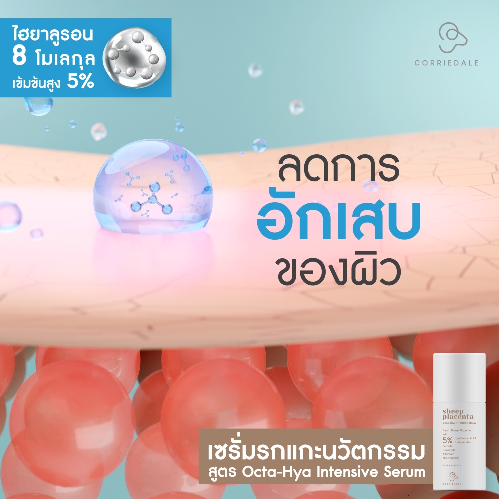 Corriedale Sheep Placenta Octa-Hya Intensive Serum - sheepplacentath