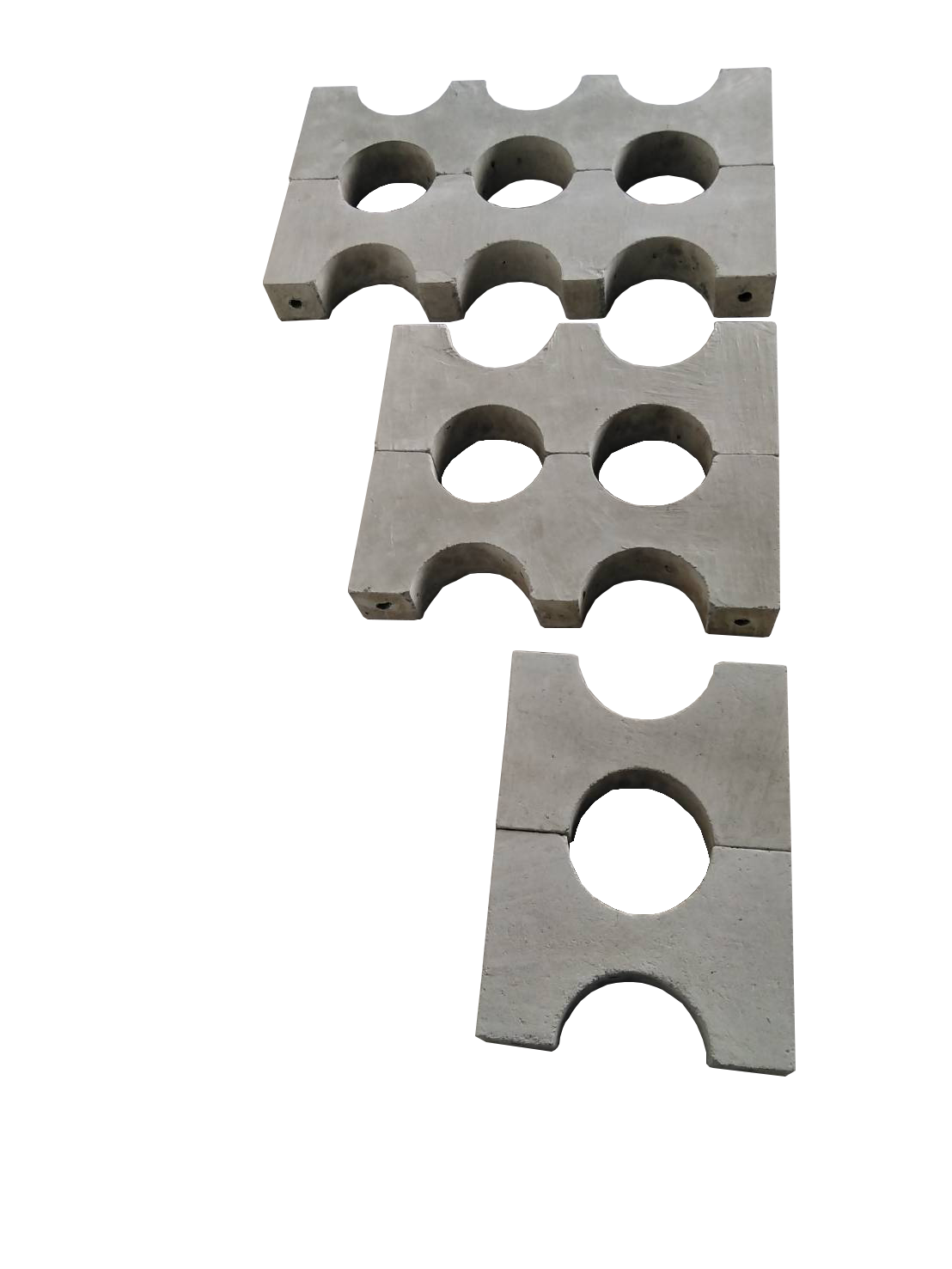 หวีคอนกรีตรองท่อ HDPE มาตราฐานการไฟฟ้า แคล้มล็อคท่อ HDPE (HDPE Spacer ...