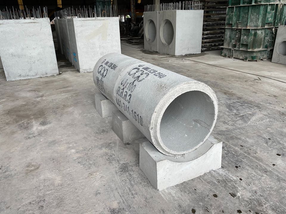Concrete Pipe Supportors , Concrete pipe Sleeper หมอนรองท่อ 混凝土管枕 - Ccp