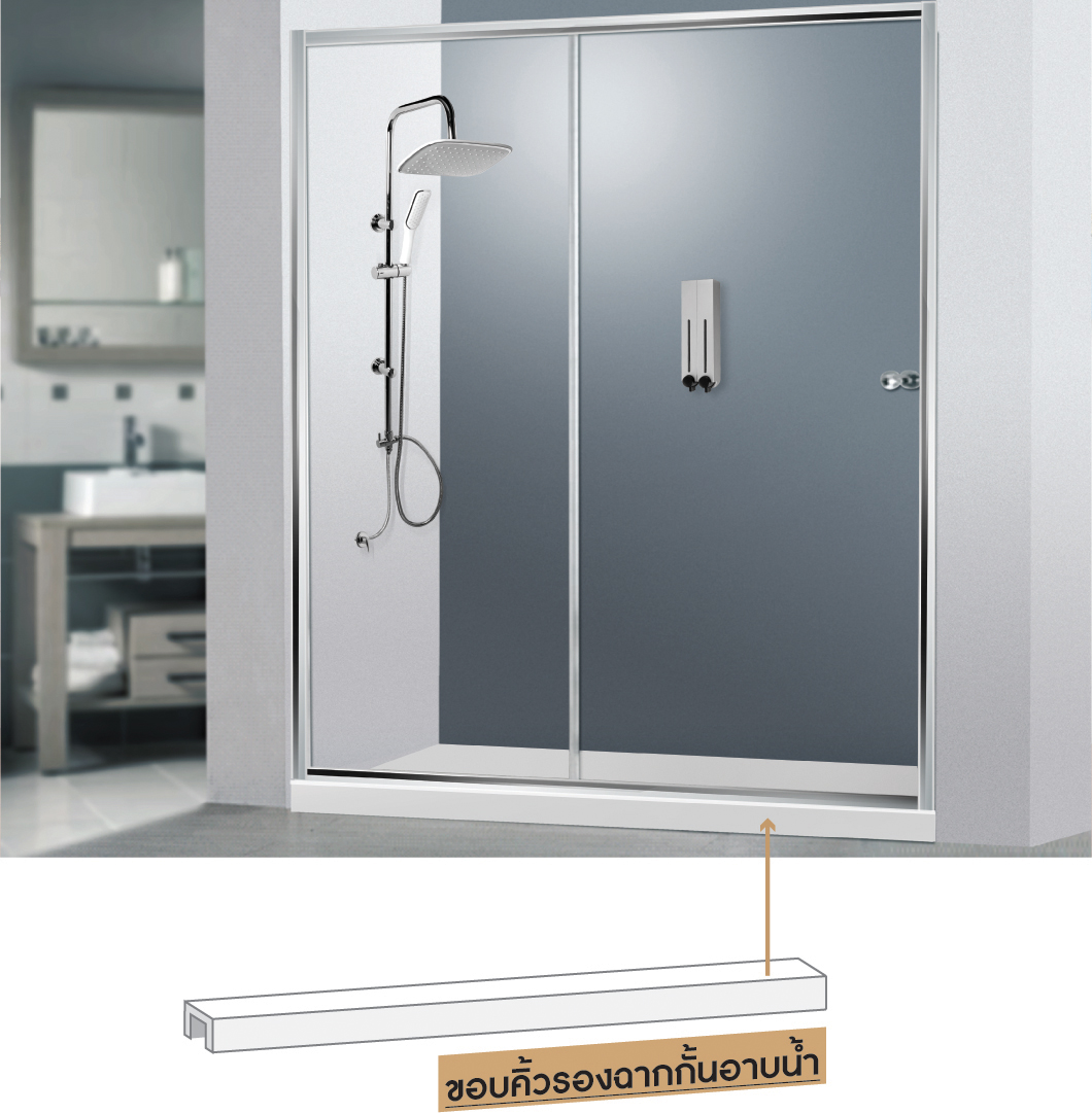 SLIDE DOOR + SHOWER EDGE - wspbath