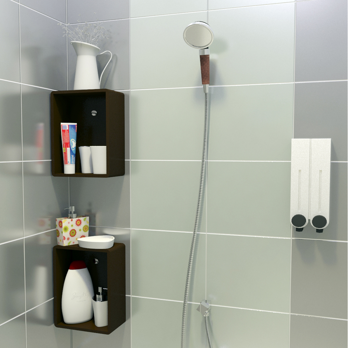 PVC MODERN SHELF - wspbath