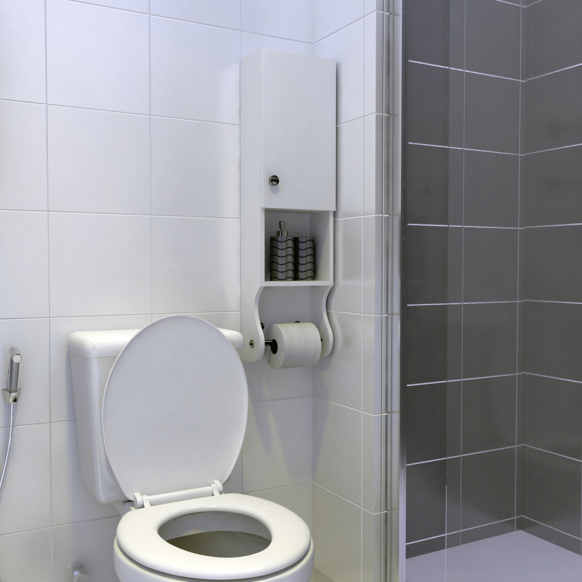 PVC MODERN SHELF - wspbath