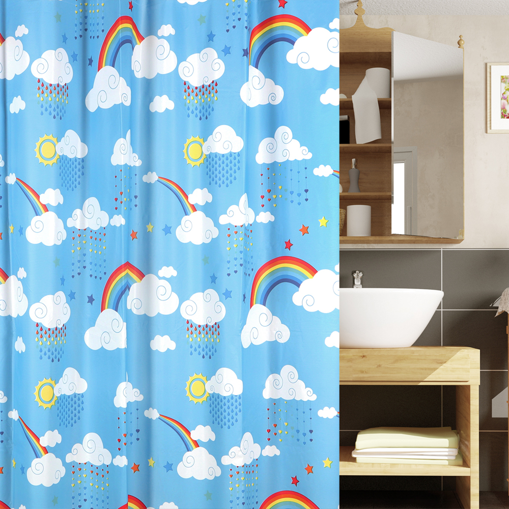 U 8065 Plastic Shower Curtain Peva Lightex Wspbath