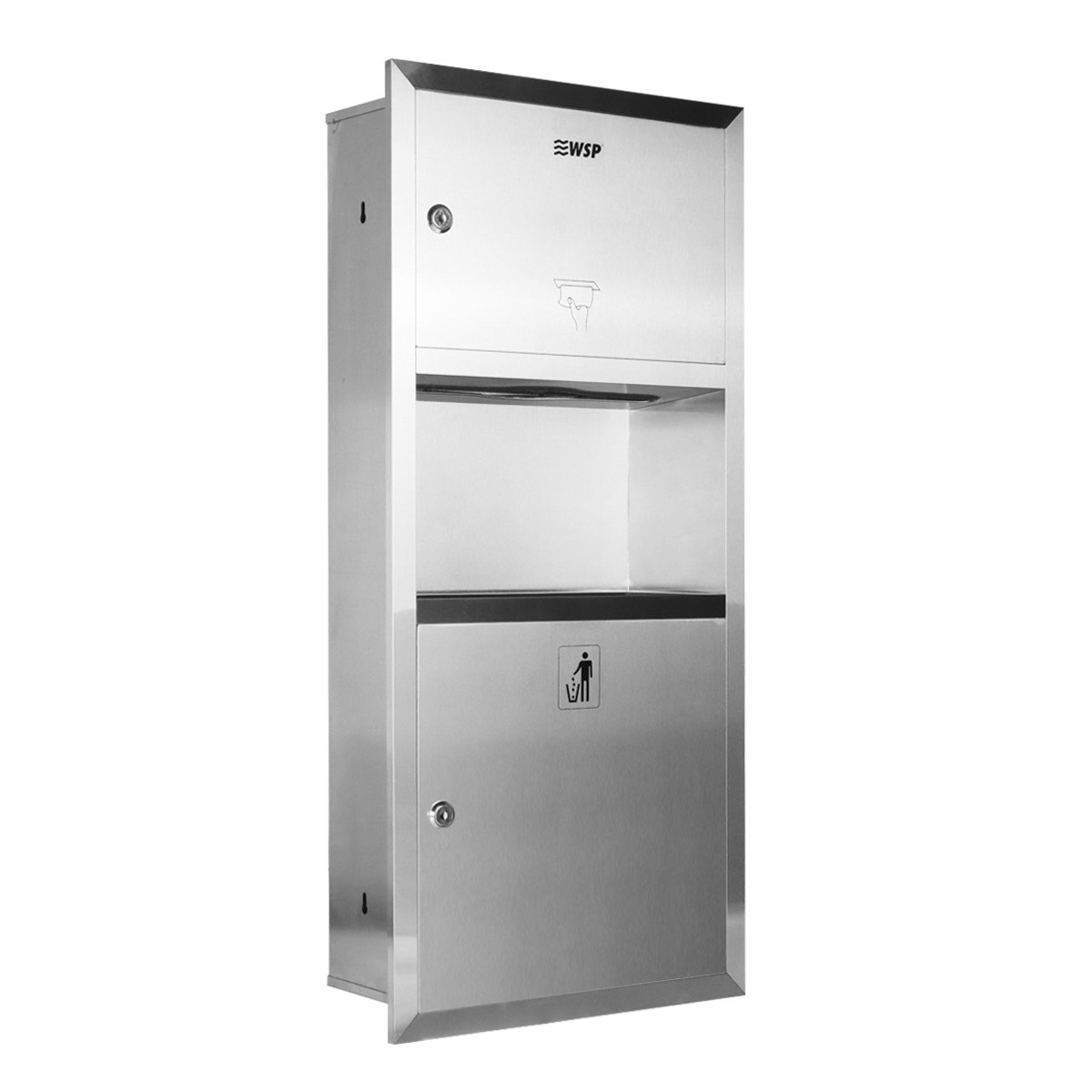 [NEW] 304 STAINLESS STEEL COMBINATION TISSUE & WASTE - wspbath