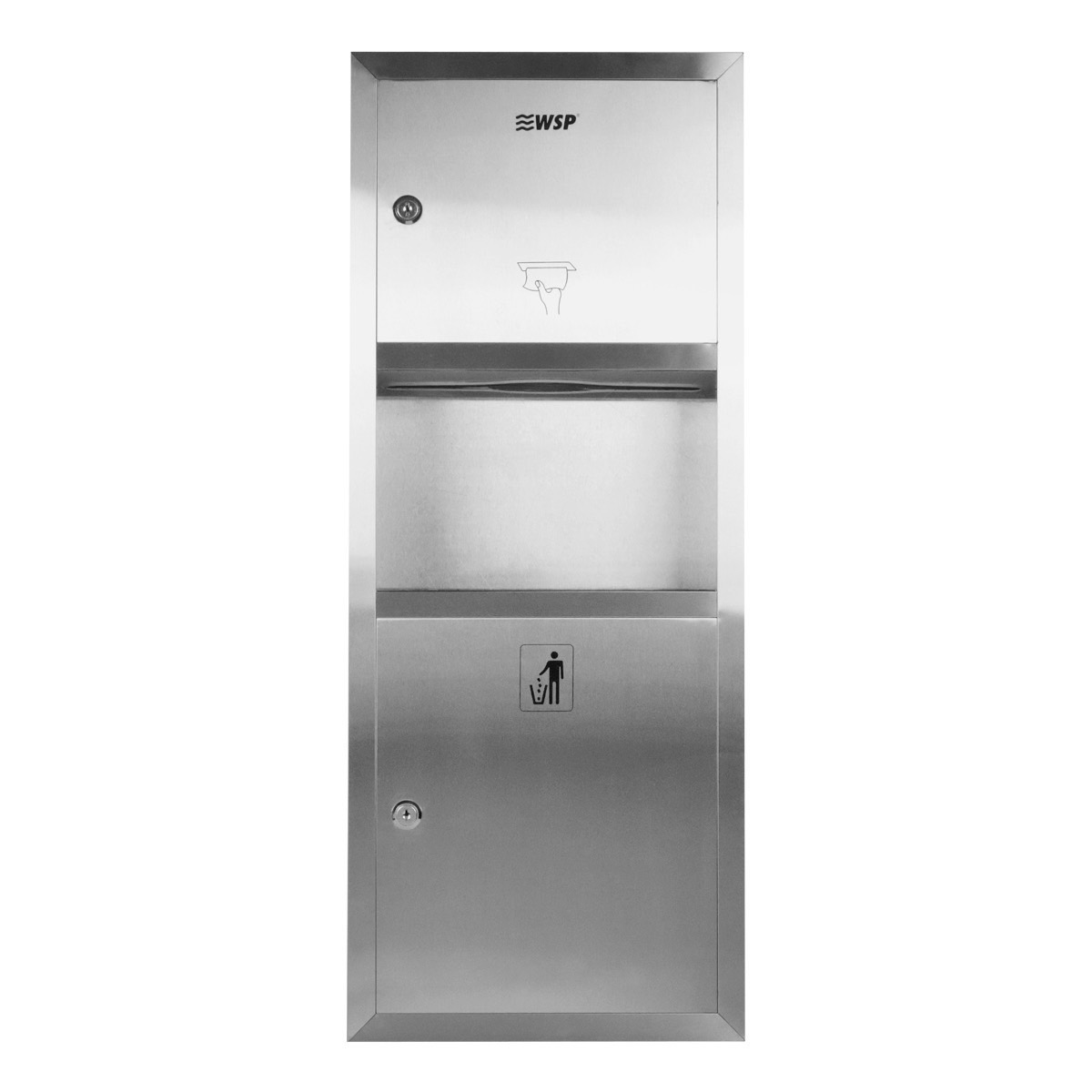 [NEW] 304 STAINLESS STEEL COMBINATION TISSUE & WASTE - wspbath