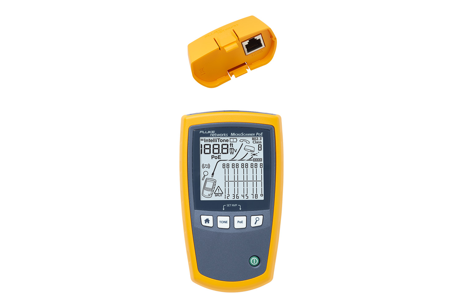 MicroScanner POE Cable Verifier - flukenetworks
