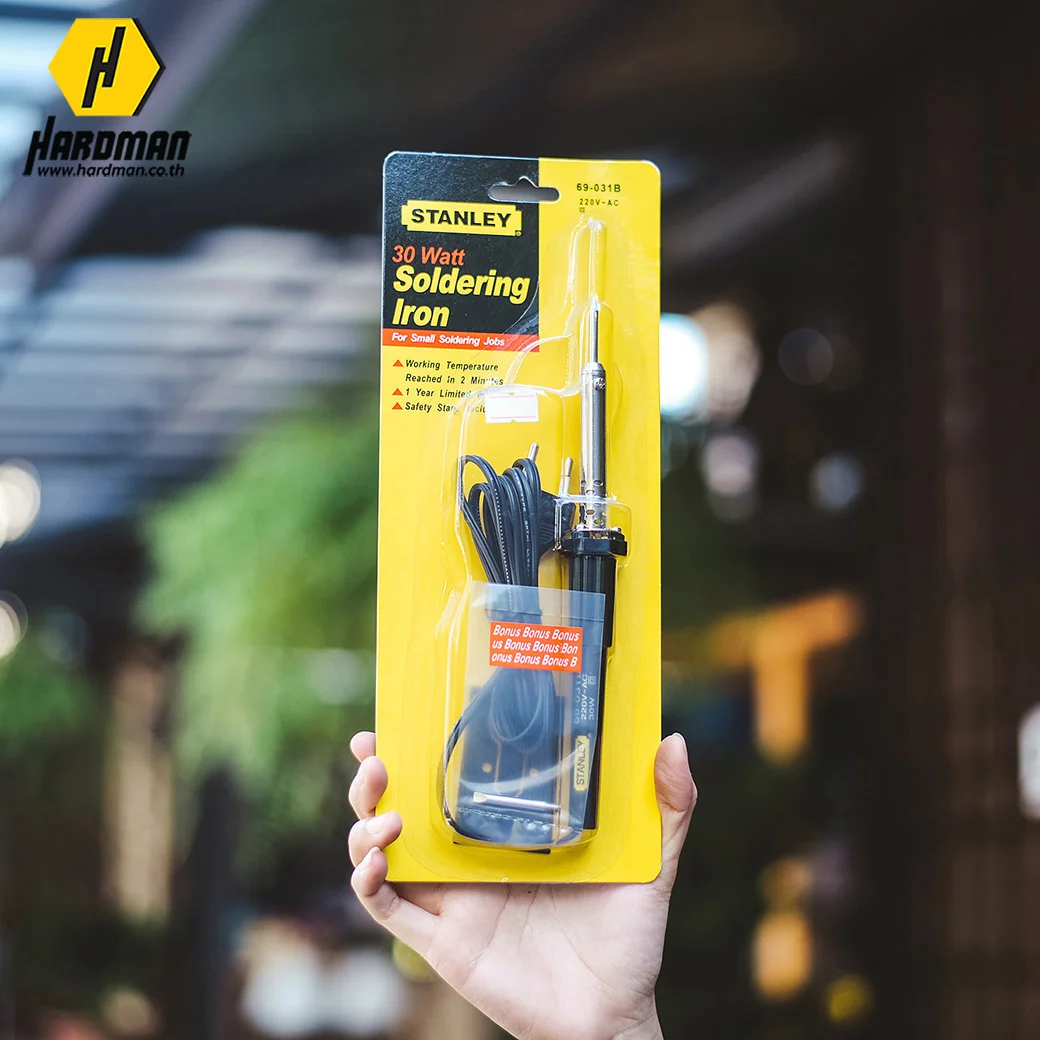 หัวแร้งบัดกรี ด้ามปากกา 30 w. / 220 v. STANLEY 69-031B
