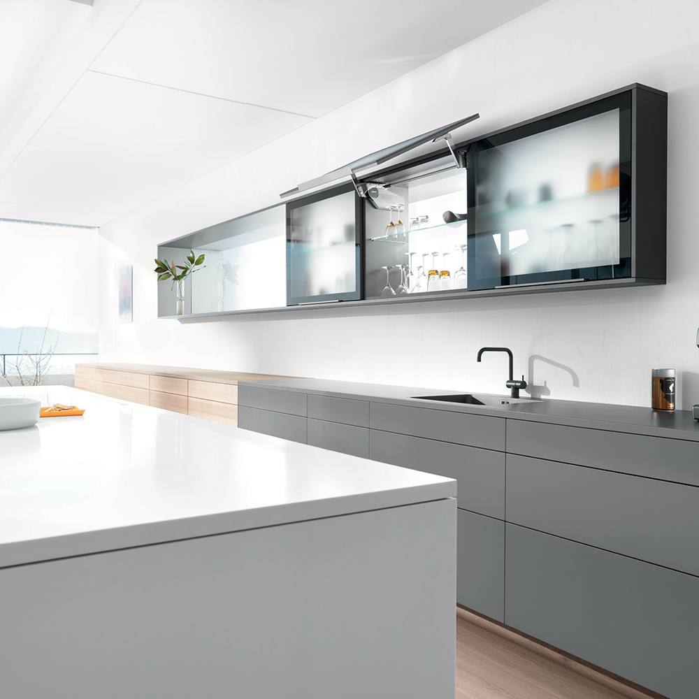 AVENTOS HS - up and over lift system - blue-inter