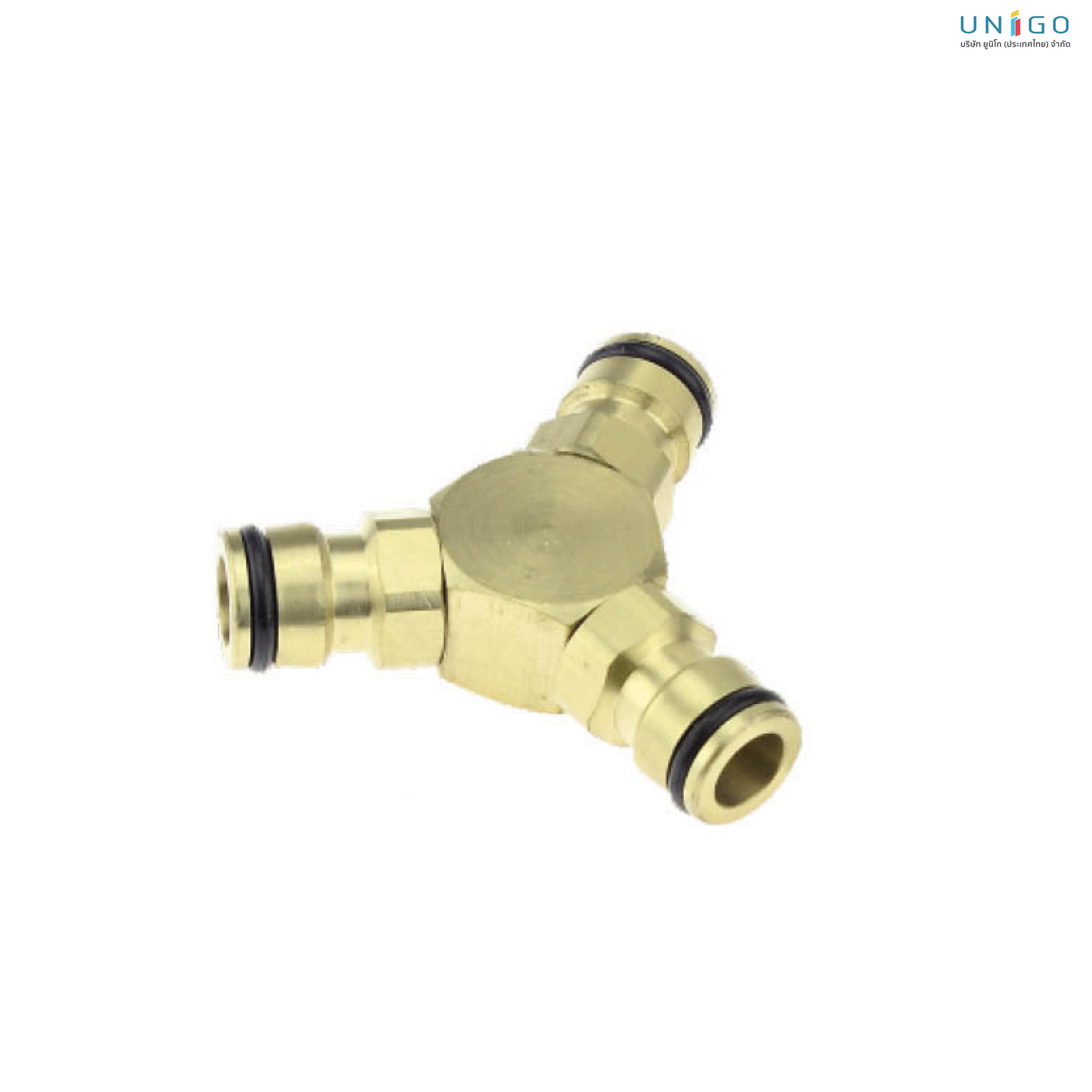 BRASS 3-WAY COUPLING - unigo