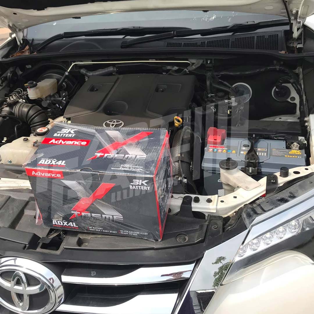 เปลี่ยนแบตเตอรี่ Toyota Fortuner, All New Fortuner แบตหมด ราคาถูก ...