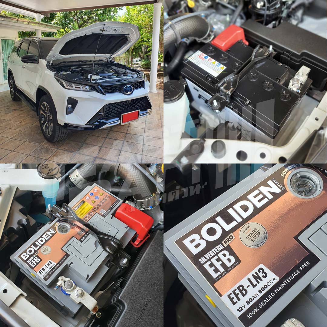 เปลี่ยนแบตเตอรี่ Toyota Fortuner, All New Fortuner แบตหมด ราคาถูก ...