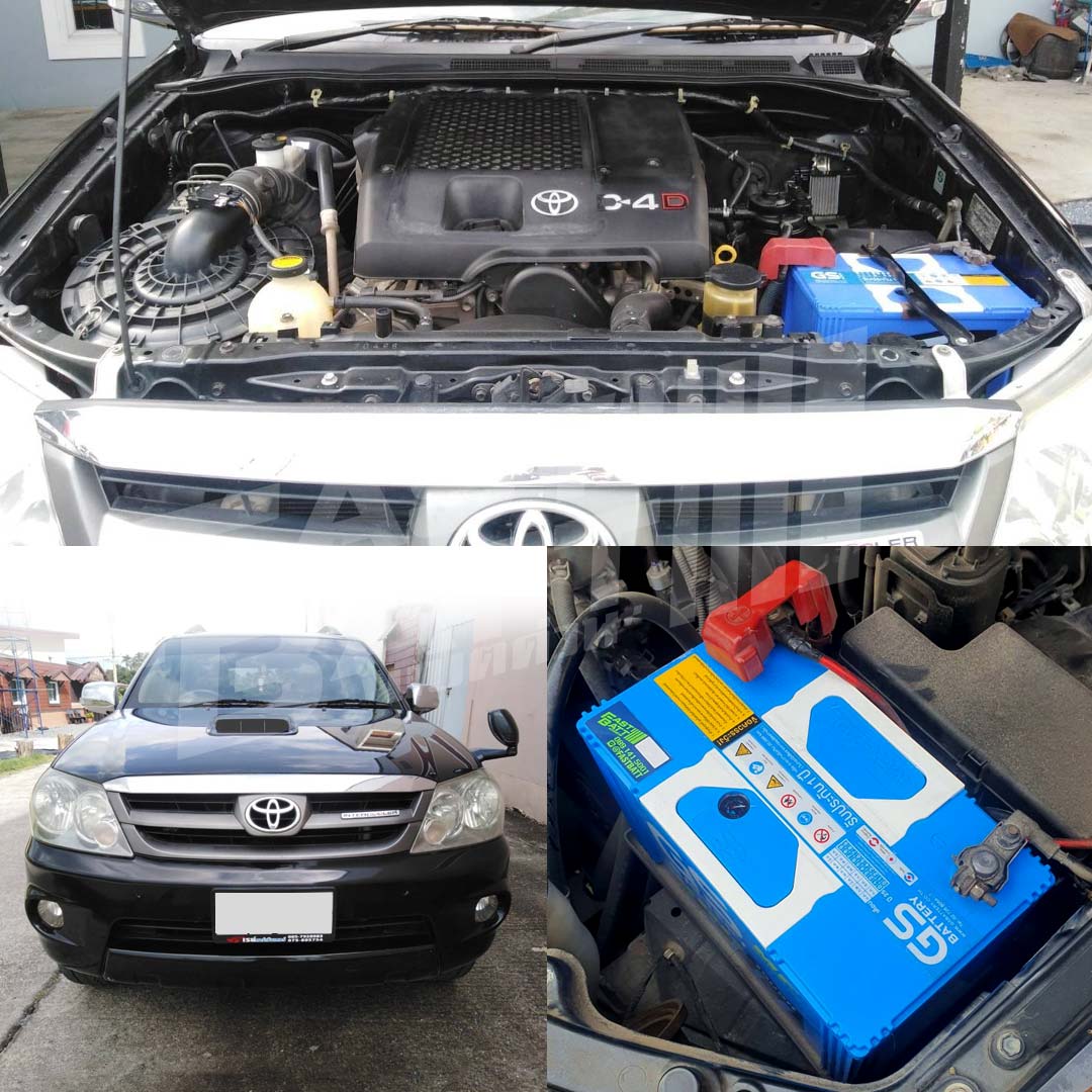 เปลี่ยนแบตเตอรี่ Toyota Fortuner, All New Fortuner แบตหมด ราคาถูก ...