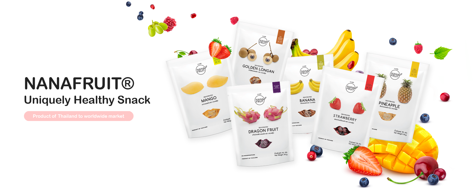Nanafruit Healthy Fruit Snack - Premium Dried Fruits