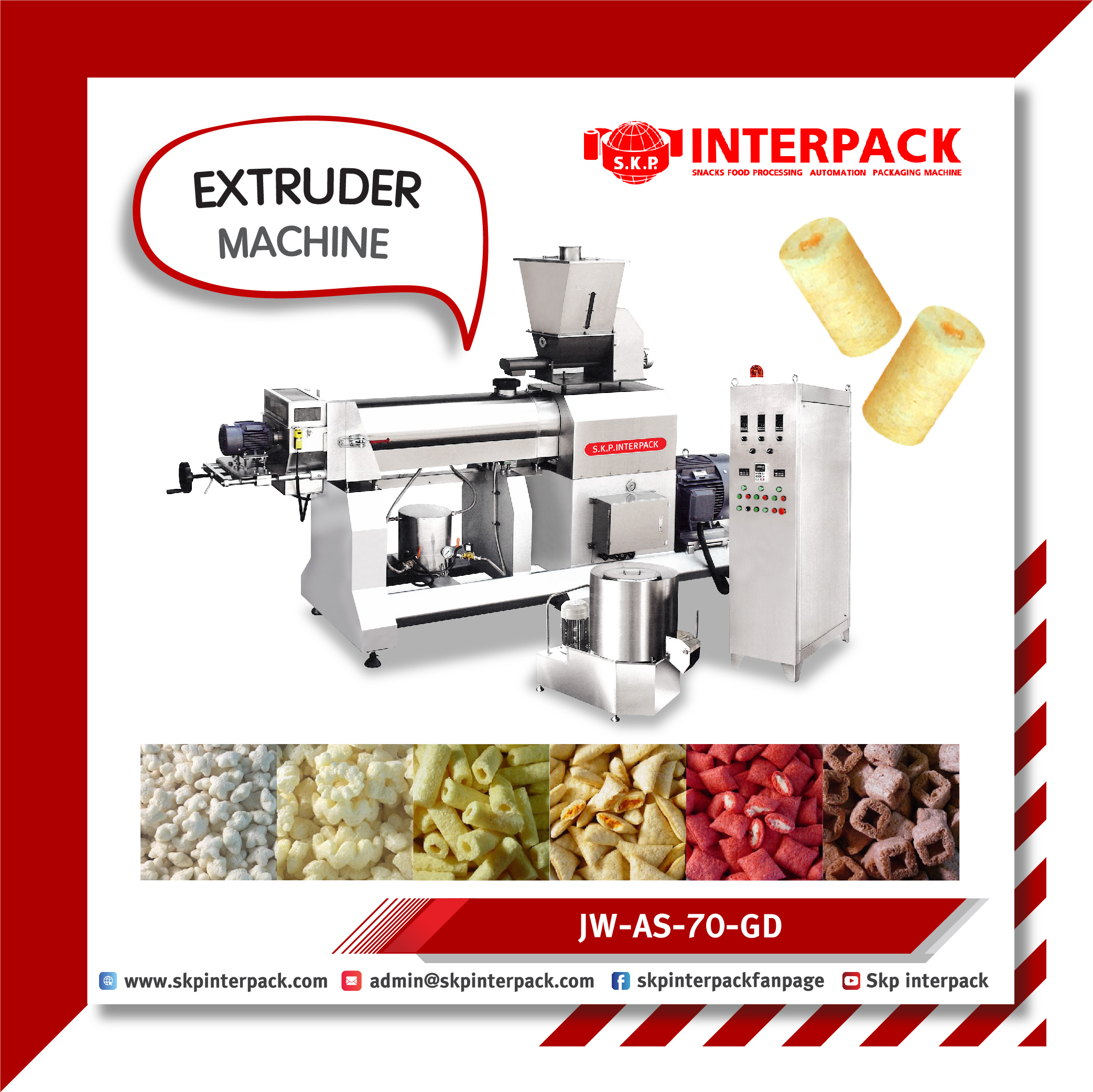 Twin Screw Extrusion Machine - skpinterpack