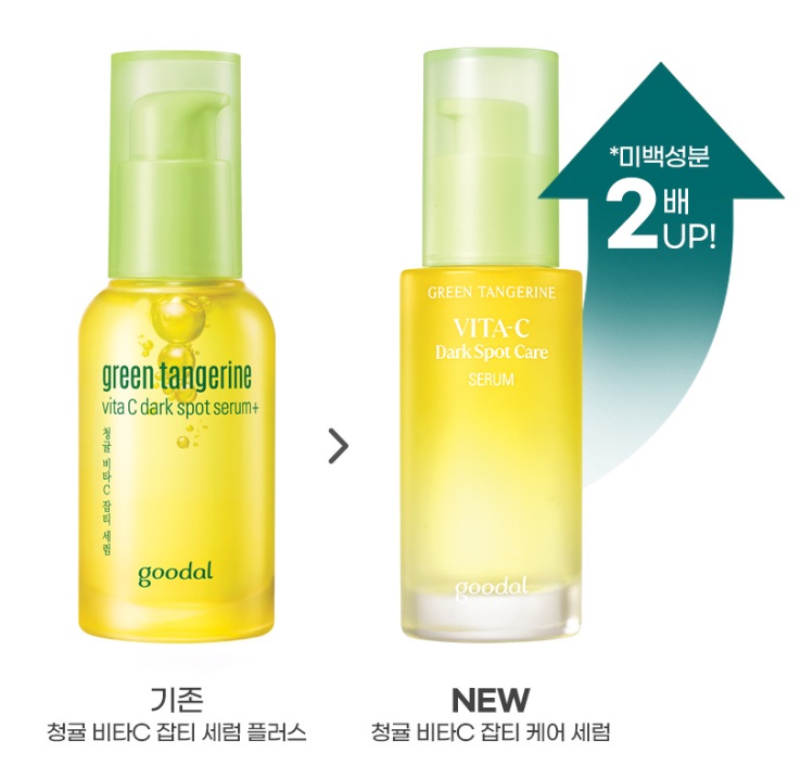 GOODAL Green Tangerine Vita C Dark Spot Serum 50ml - testerkorea