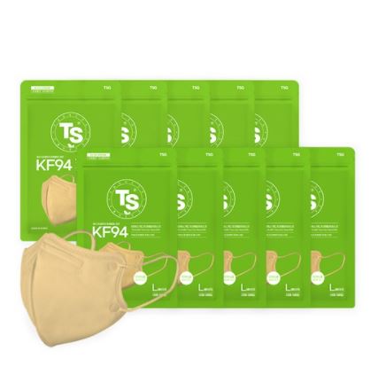 TS Guard Tima Color Bird Beak Mask Large KF94 Beige*5p*10p. - testerkorea