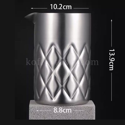 Double Wall Mixing cup Stainless 304 (550 ml) - koffeetools