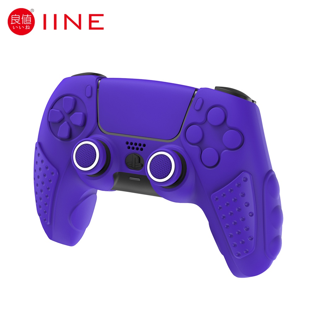 IINE™Silicone Joy PS5 DualSense ซิลิโคนจอย PS5 แถมครอบปุ่ม งานแบรนด์ สี ...