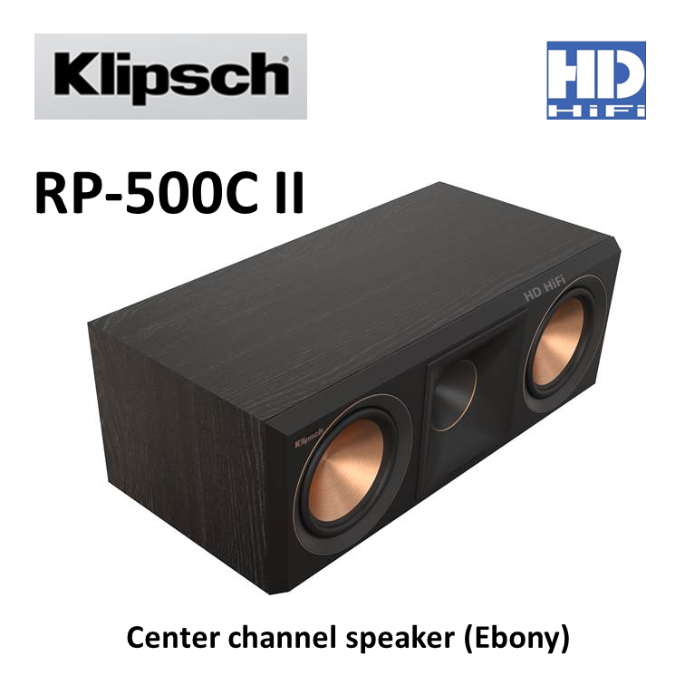 Klipsch RP-500C II Center speaker (Ebony) - hd-hifi