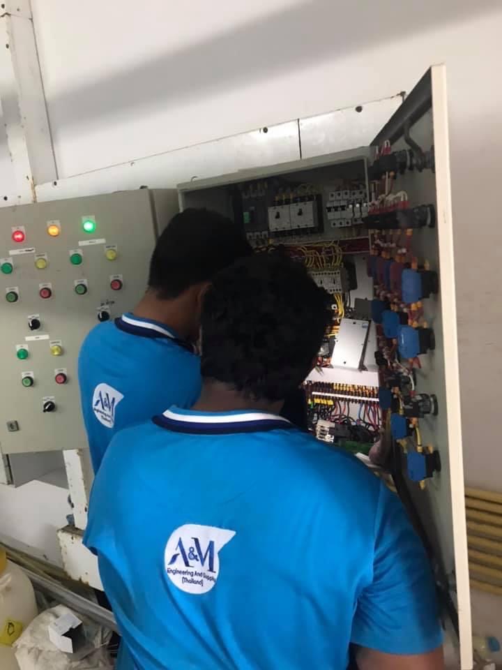 บริการซ่อมและตรวจเช็ค ตู้คอนโทรล ปั๊มน้ำ - aandmengineer